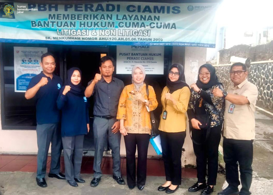 Kanwil Kemenkumham Jabar Laksanakan Pemeriksaan Faktual Lapangan Pemberi Bantuan Hukum di ...